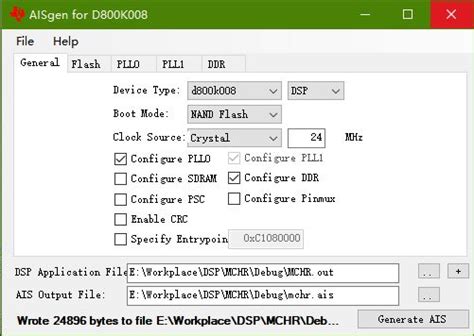 Tms320c6748 Application Cannot Boot From Nandflash Processors Forum