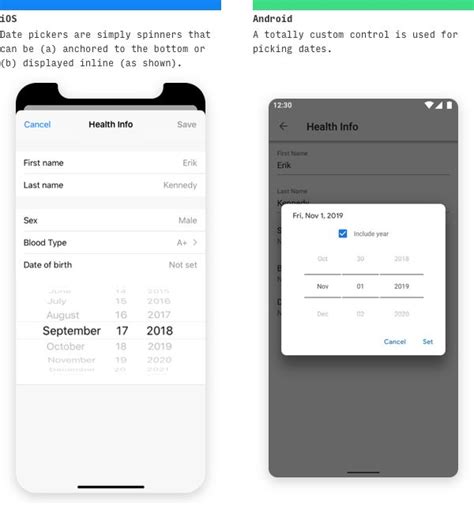 Ios Vs Android App Ui Design The Complete Guide Android App Ui App Ui Design Learn Ui Design