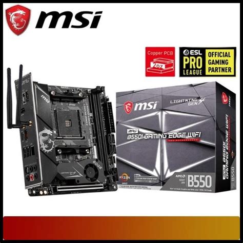 Jual Msi Mpg B550I Gaming Edge Wifi Motherboard Amd Ryzen Am4 Mini Itx Diskon Shopee Indonesia