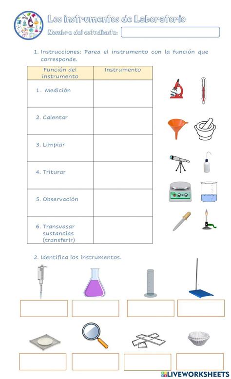 Los Instrumento Free Interactive Worksheets 1340568