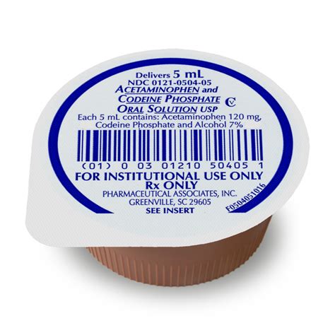 Acetaminophen And Codeine Phosphate Oral Solution Usp Pai Pharma