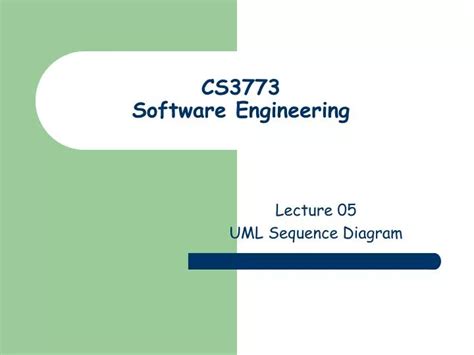 Ppt Cs3773 Software Engineering Powerpoint Presentation Free Download Id2708860