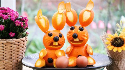 How To Make Easter Bunny Super Cute Bunny Fruit Decoration Ideas