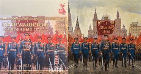 Кацапите отпечатаха официална покана за „победобесния“ парад на 9 май с изображение на колоната