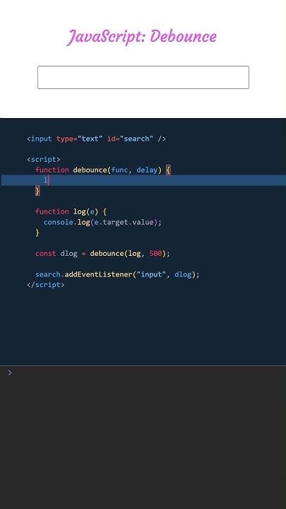 Javascript Debounce How To Delay A Function Youtube