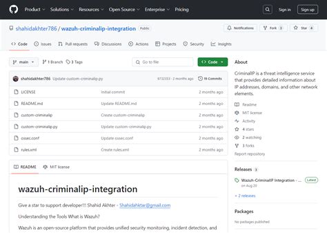 Criminal Ip Api Integration Cases Wazuh