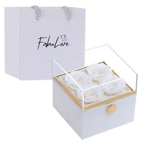 Rotating Eternal Rose Box Fabulove