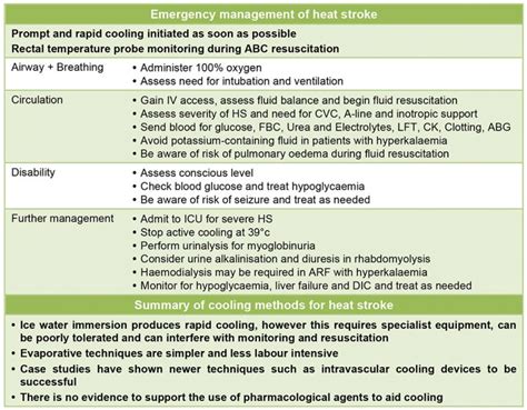 Diagnosis And Management Of Heat Stroke WFSA Resources