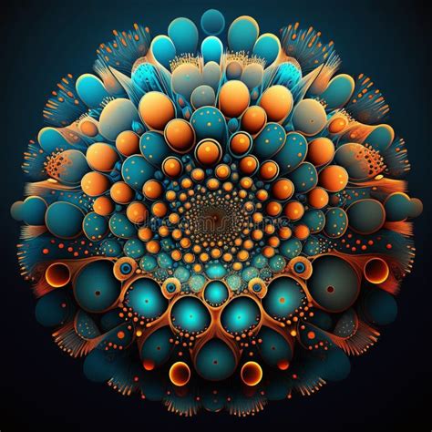 Generative Ai Abstract Geometry Pattern Background Stock Illustration Illustration Of