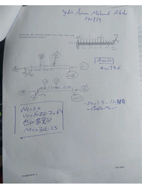 Statics Assignment 1 Pdf