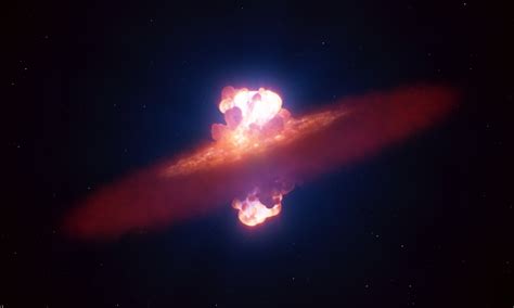Artists Impression Of The Initial Shape Of A Supernova Explosion Eso