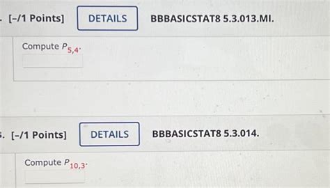 Solved Compute P Chegg Com