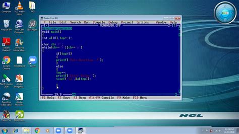 Ds Using C Stack Implementation With Array In Hindi Youtube