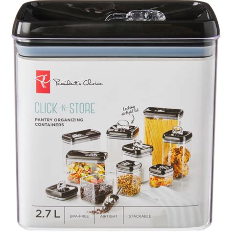 Pc Click N Store Pantry Container Rectangular 27l Pcca