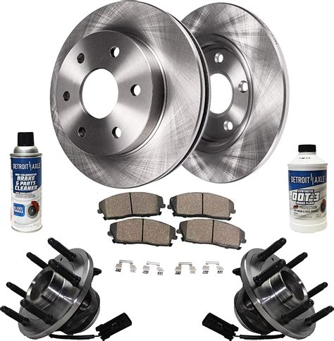Front Brake Rotors Pair