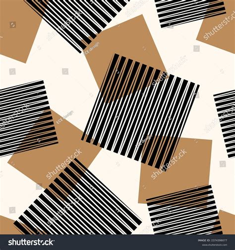 Seamless Abstract Geometric Pattern Vector Illustration Stock Vector