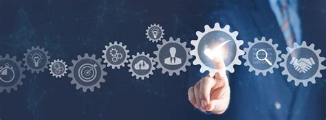 Premium Photo Business Process Management And Automation With Person