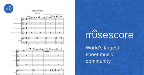 Bonetrousle Toby Fox Bonetrousle Sheet Music For Piano Saxophone