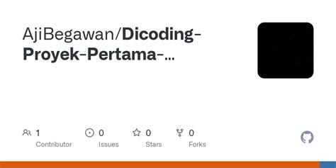 Github Ajibegawandicoding Proyek Pertama Membuat Model Nlp Dengan Tensorflow
