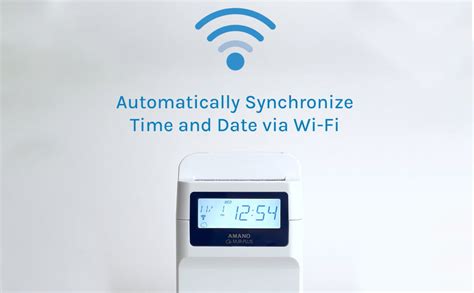 Amano Calculating Time Clock With Wifi Connection To Free
