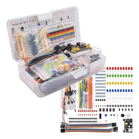 Kit Componentes Electrónicos Para Arduino Raspberry Pi Cuotas Sin