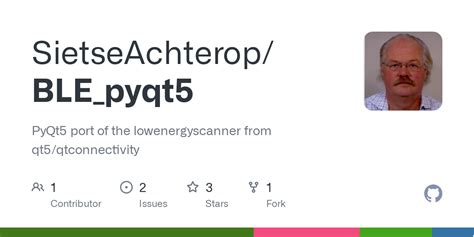 Github Sietseachteropblepyqt5 Pyqt5 Port Of The Lowenergyscanner