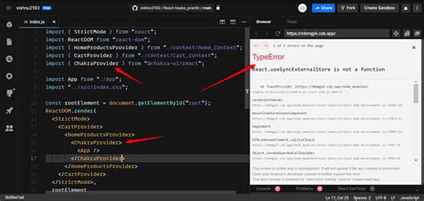 error when i wrap chakraprovider in root file index js · chakra ui