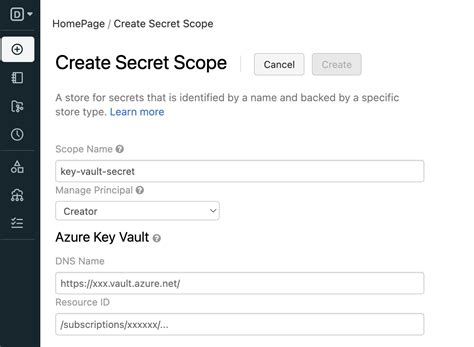 Secret Scopes Azure Databricks Azure Docs