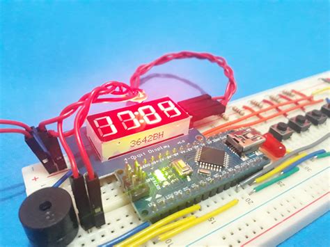 Relógio Arduino Com Alarme E Módulo Tm1637 Confira Agora