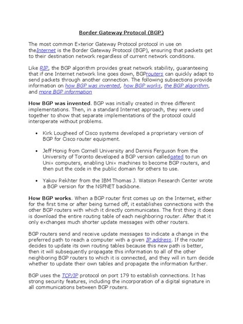 border gateway protocol pdf routing router computing