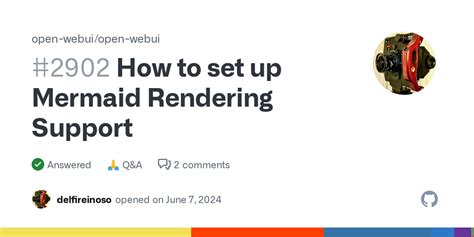 How To Set Up Mermaid Rendering Support Open Webui Open Webui Discussion Github