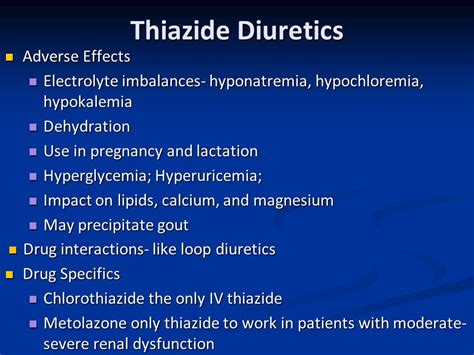 Drugs That Affect The Renal System Diuretics Normal Distribution Of Water In The Human Body