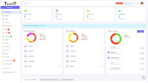 Taskify Saas Project Management System In Laravel By Infinitietech