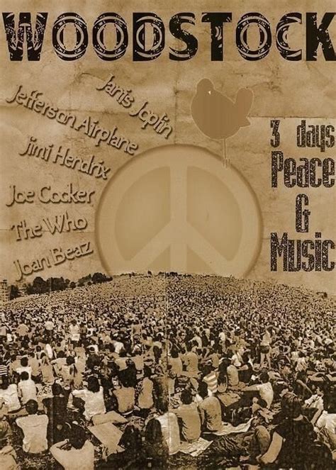 Woodstock 1969 Woodstock Poster Woodstock Woodstock 1969