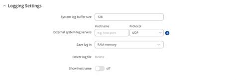 Filenetworking Rutos Manual Administration Troubleshoot Logging Settings V3png Teltonika
