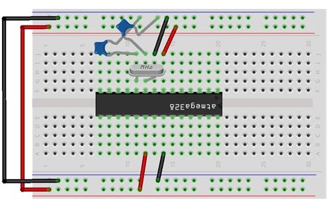 【arduino】atmega328p単体でスケッチを動かしてみる！その① ブレッドボードでの接続andブートローダーの書き込みなど ぶらり＠web走り書き