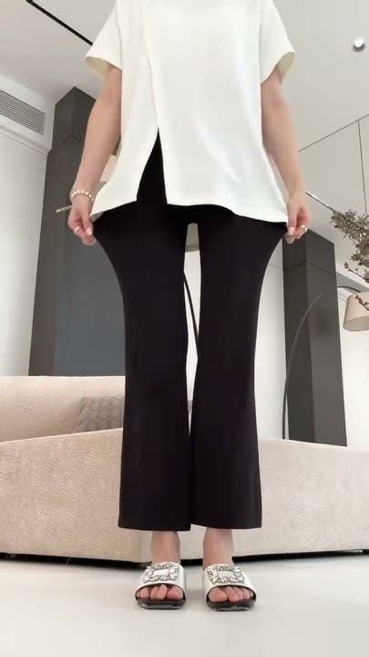 여러분 이 9부 부츠컷 팬츠 핏 짱 원단도 편하고 착용감이 시원하고 입으면 벗기 싫어요 Youtube