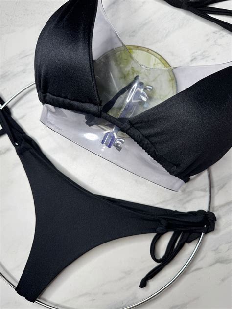 Black Pixie Micro Bottom Fede Swimwear