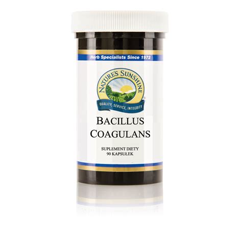 Bacillus Coagulans Natures Sunshine Produkcija