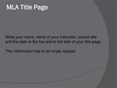 how to make an mla format essay title page