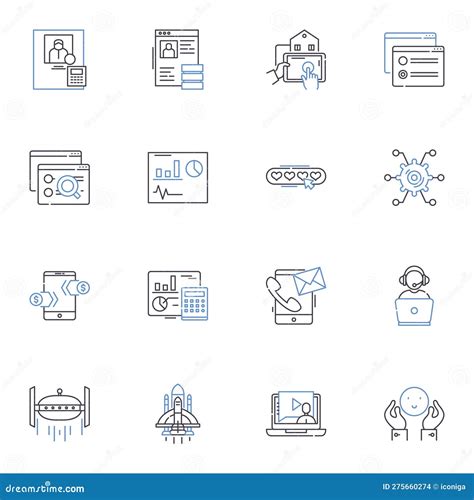 Nurturing Line Icons Collection Empathy Compassion Kindness