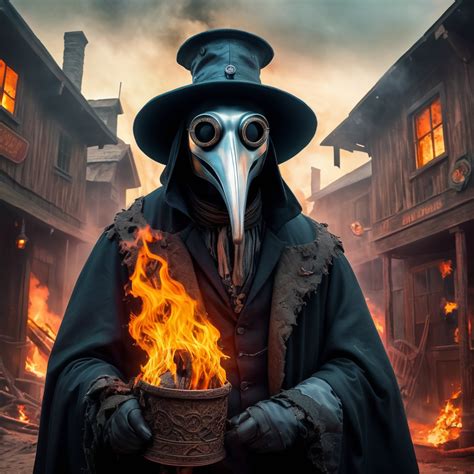 Premium Free Ai Images Otherworldly Demon Haunts Abandoned Town