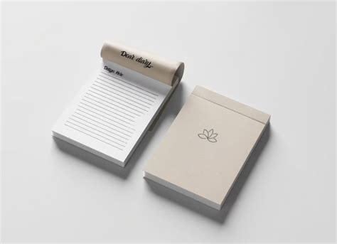 A4 Wood Free Notepads Eco Friendly Custom Printing