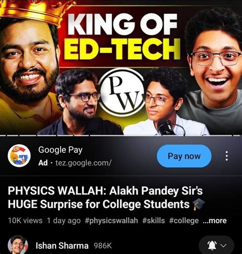 Kunal Makawana On Linkedin Indias Biggest Edtech Company Physics