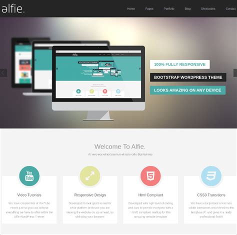 41 Bootstrap Wordpress Themes And Templates Free And Premium Templates
