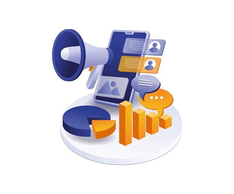 Premium Vector Digital Marketing Smartphone Technology Concept