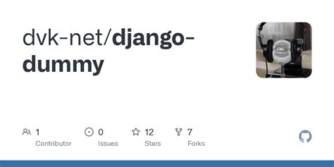 Github Dvk Netdjango Dummy