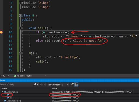 Pointers C Class Is Not Being Initialized Stack Overflow