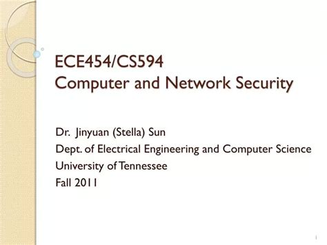 PPT ECE454 CS594 Computer And Network Security PowerPoint Presentation ID 2138945