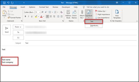 Signature Button Not Working In Outlook Solve In Minutes